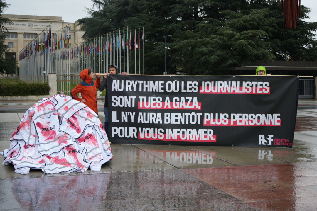 Solidarité avec les journalistes à Gaza | Reporter sans frontières