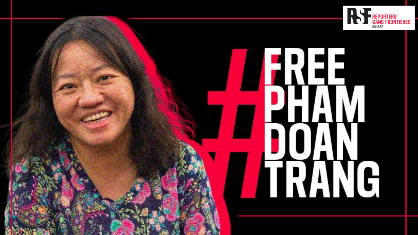 Vietnam: RSF fordert US-Aussenminister zur Freilassung der Journalistin Pham Doan Trang auf ...